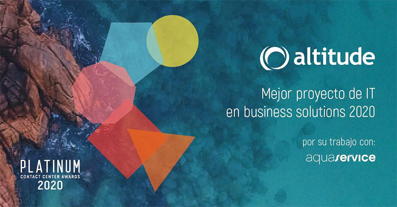 Altitude Software premiada en los Platinum Contact Center Awards como ...